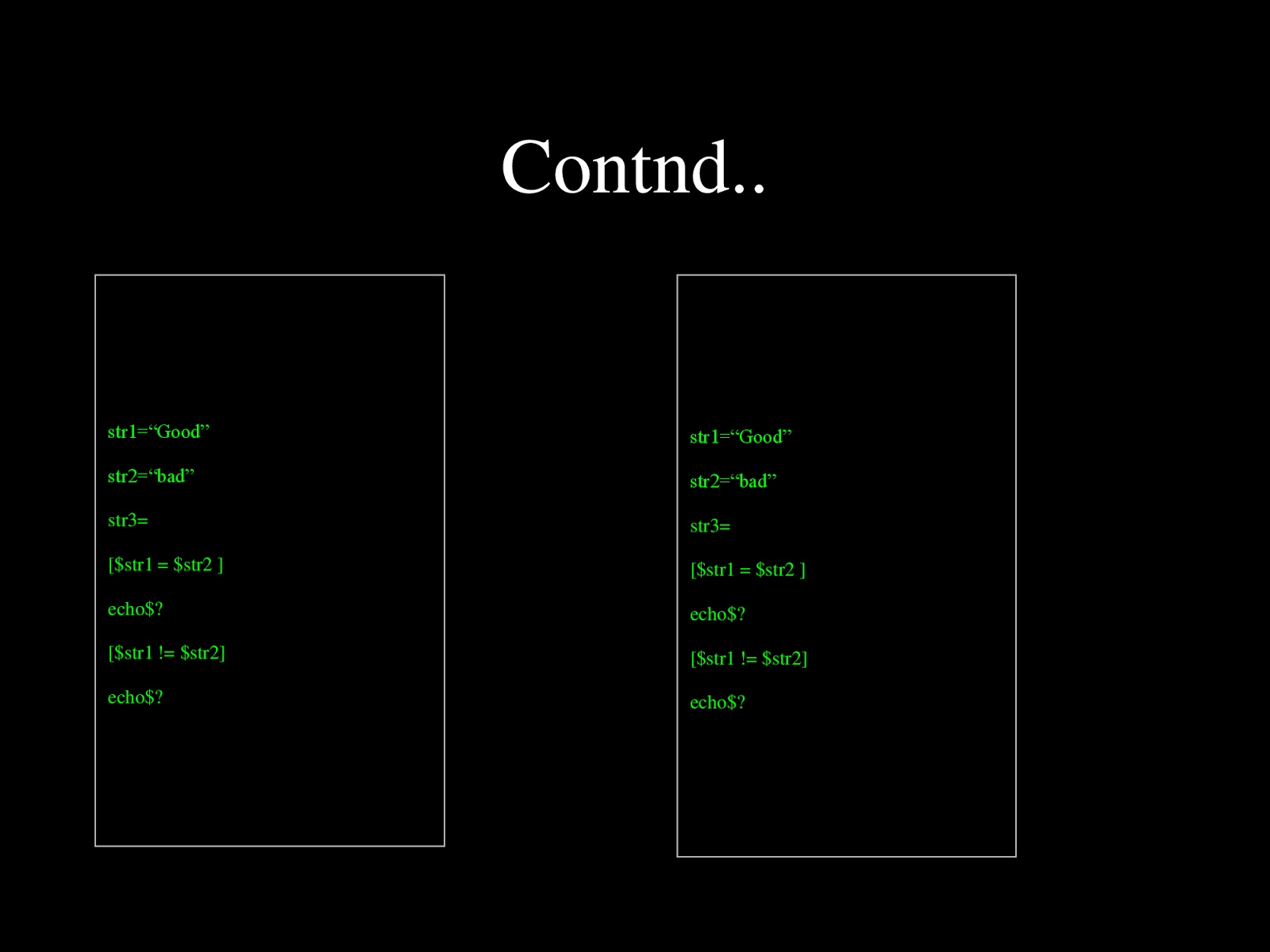 Unix Scripting - Learn-Educate-Teach People