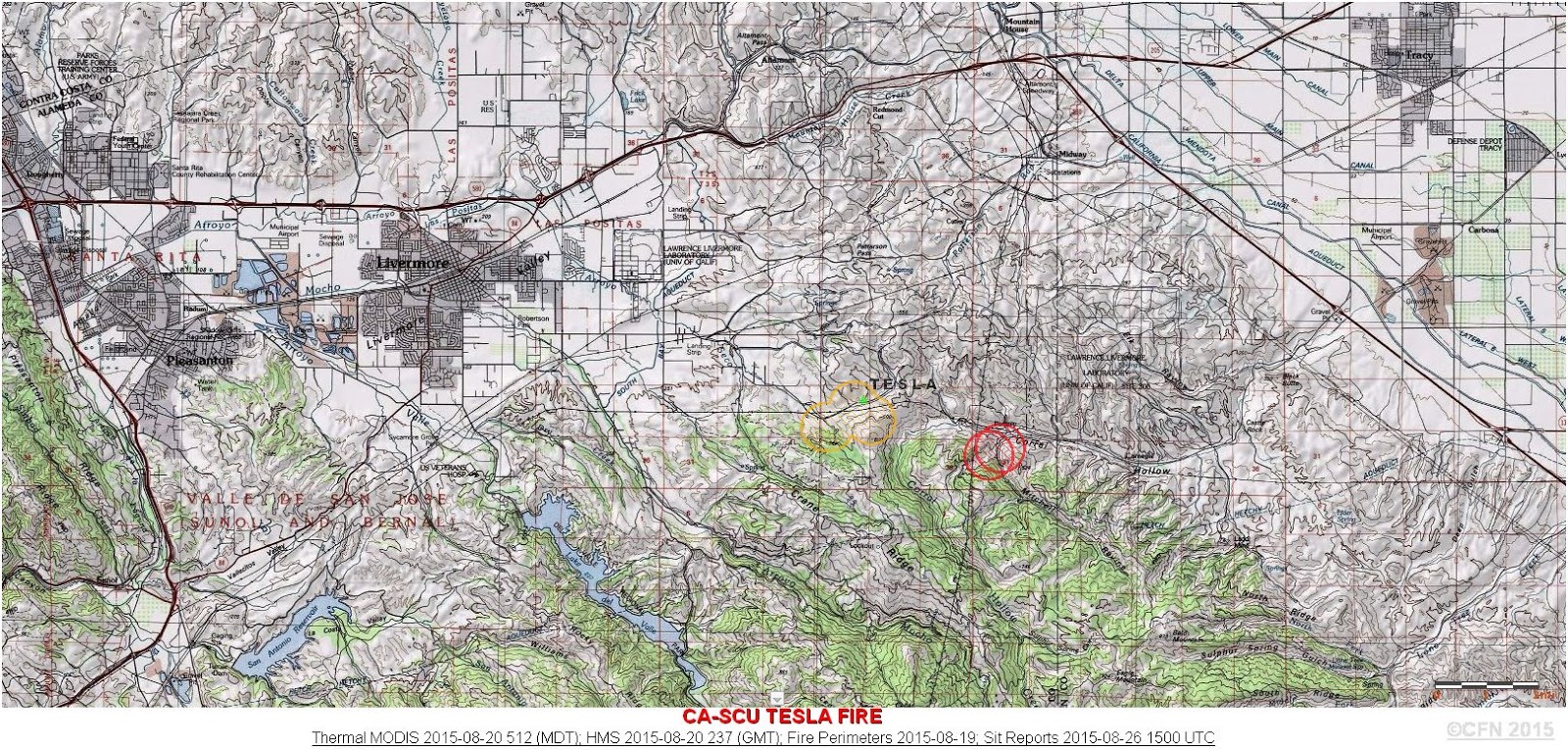 CFN - CALIFORNIA FIRE NEWS - CAL FIRE NEWS : CA-SCU- Tesla Fire ...