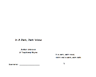 First Impressions: Dark, Dark Wood Stories