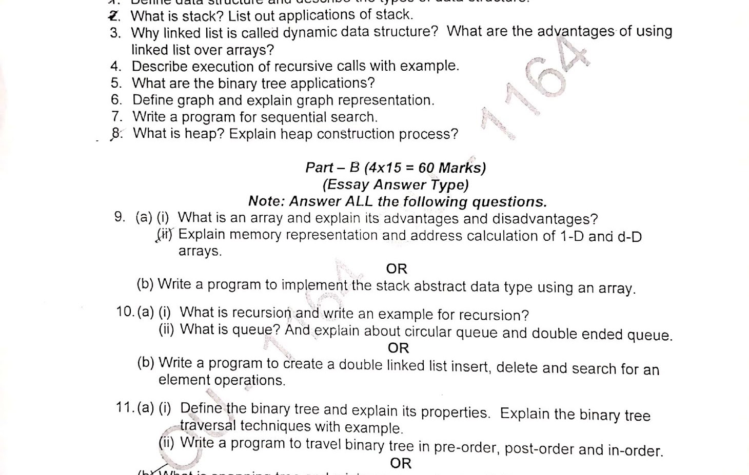 BSC 3rd semester Question Papers