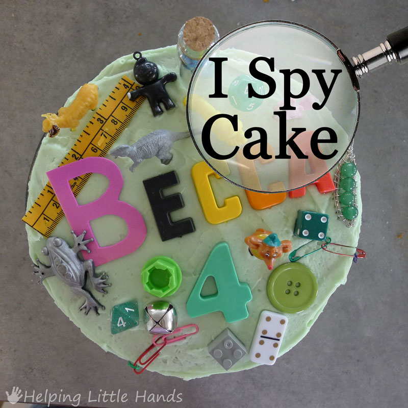 Pieces by Polly: Super Easy I-Spy Birthday Cake