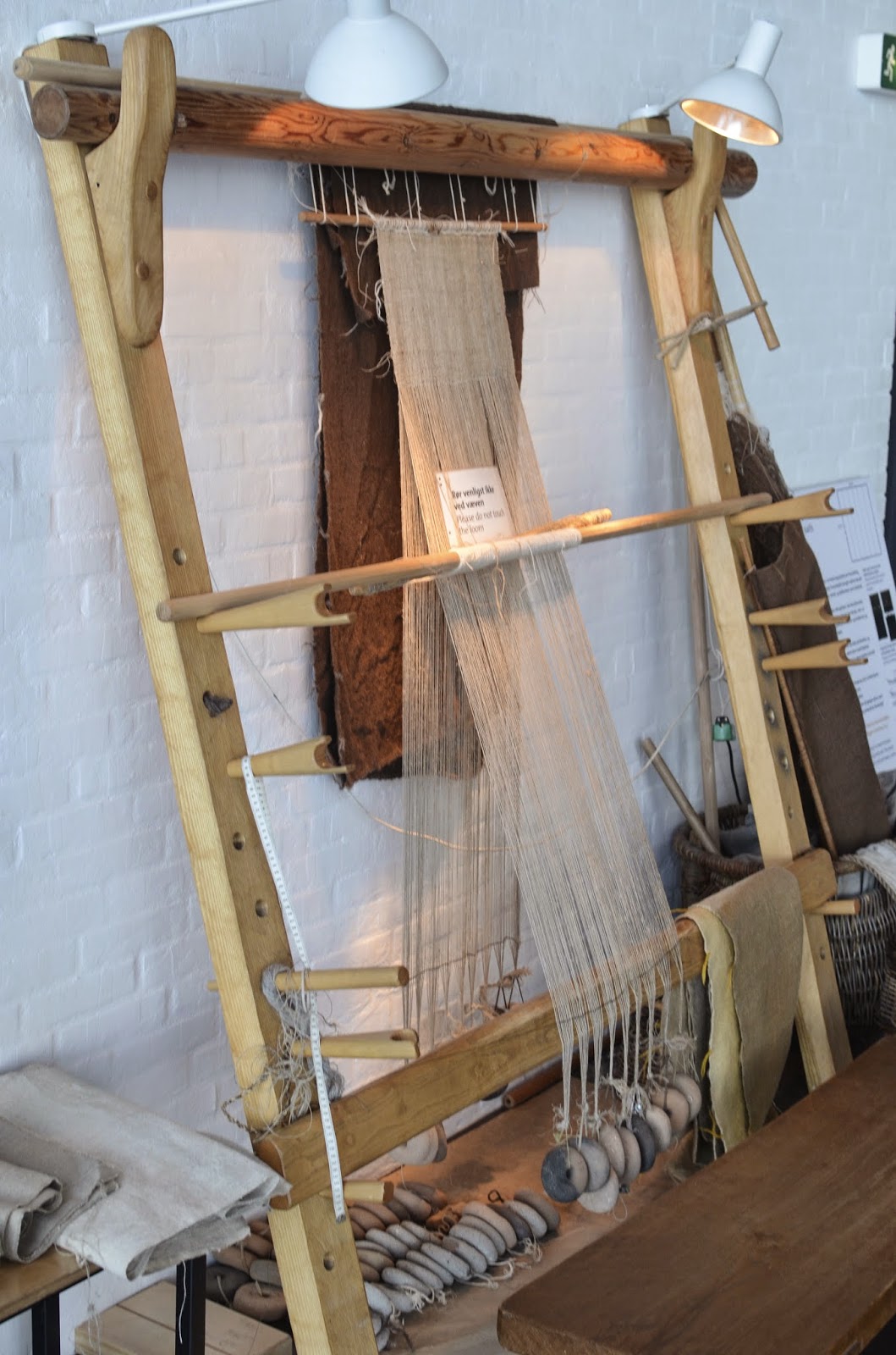spinsjal: Denmark part one: Weaving Viking Sails and Twisting Viking ...
