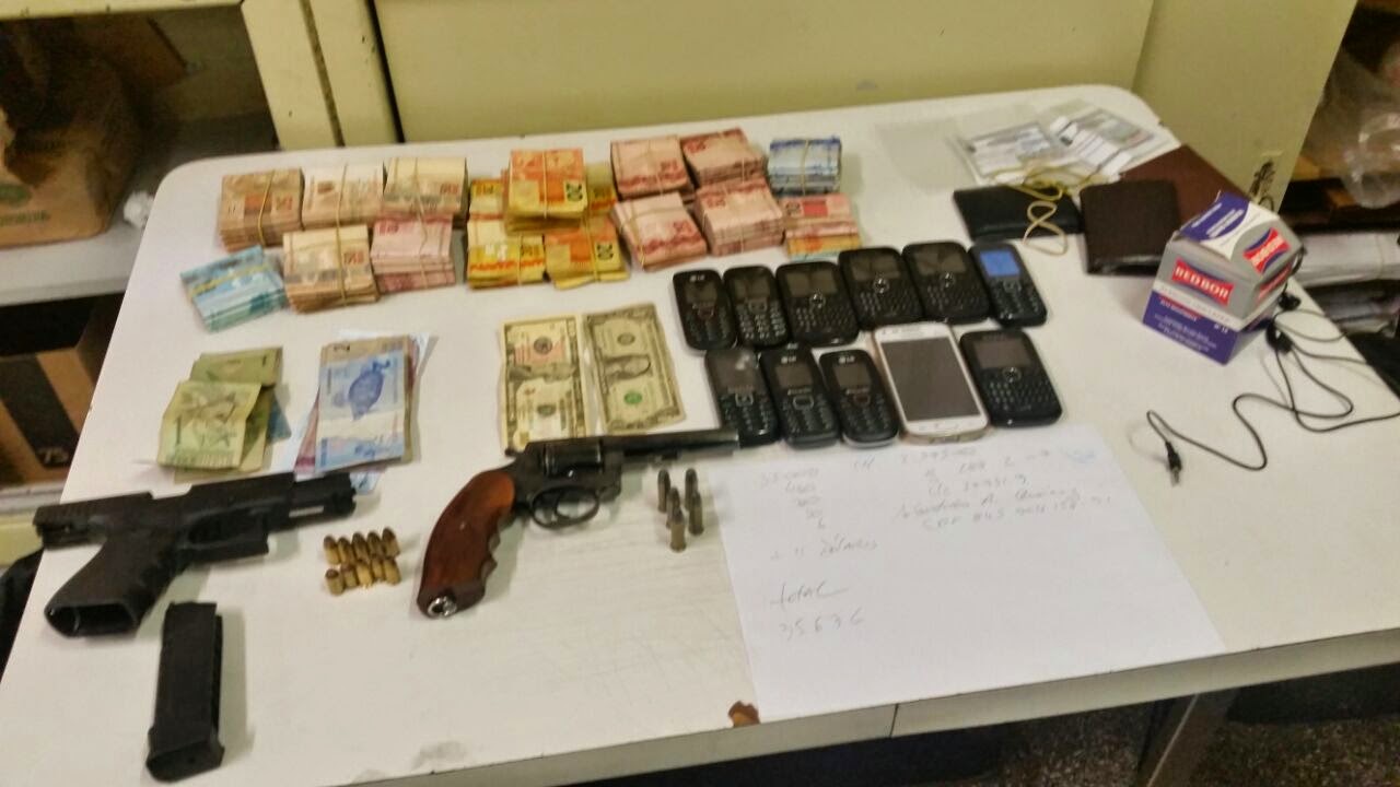 PM prende criminosos após roubo à banco