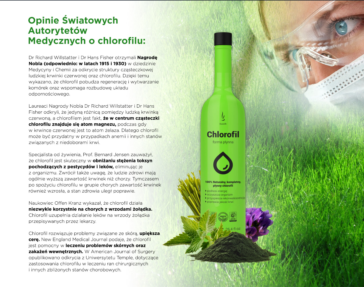 Chlorofil to zielona krew. VIDEO