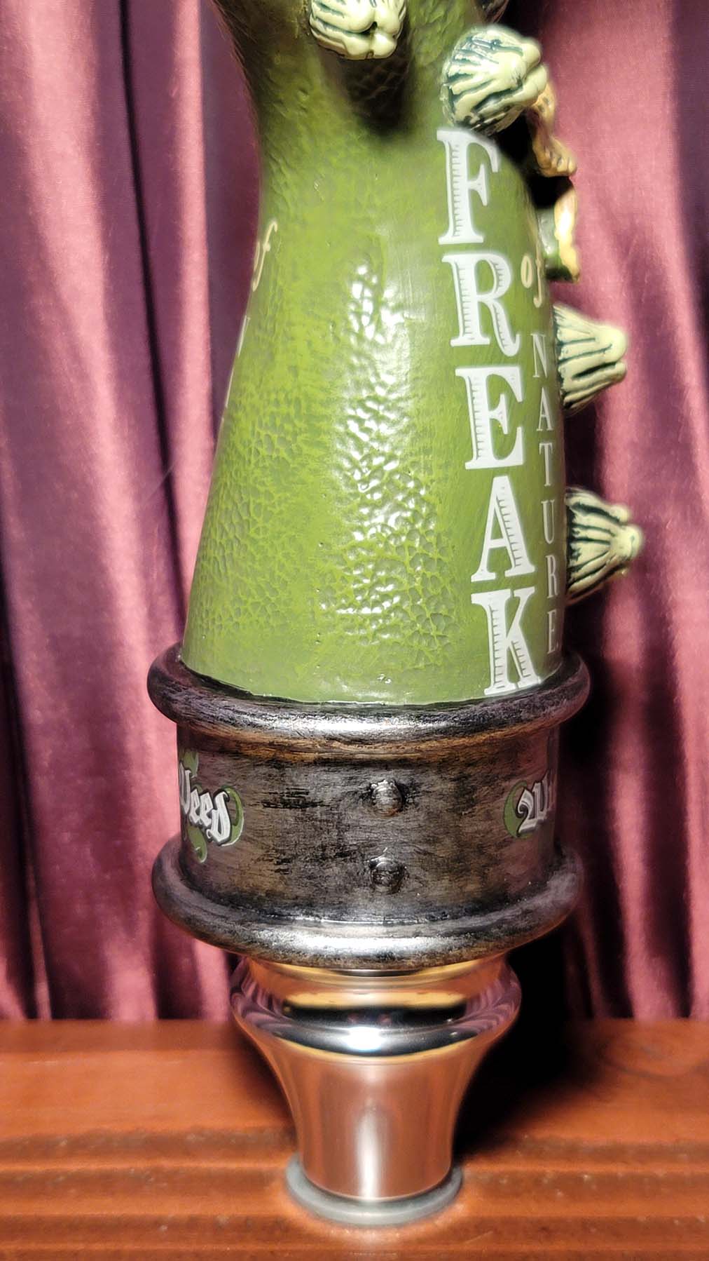 Tap Handle #776: Wicked Weed (AB InBev) - Freak of Nature Double IPA
