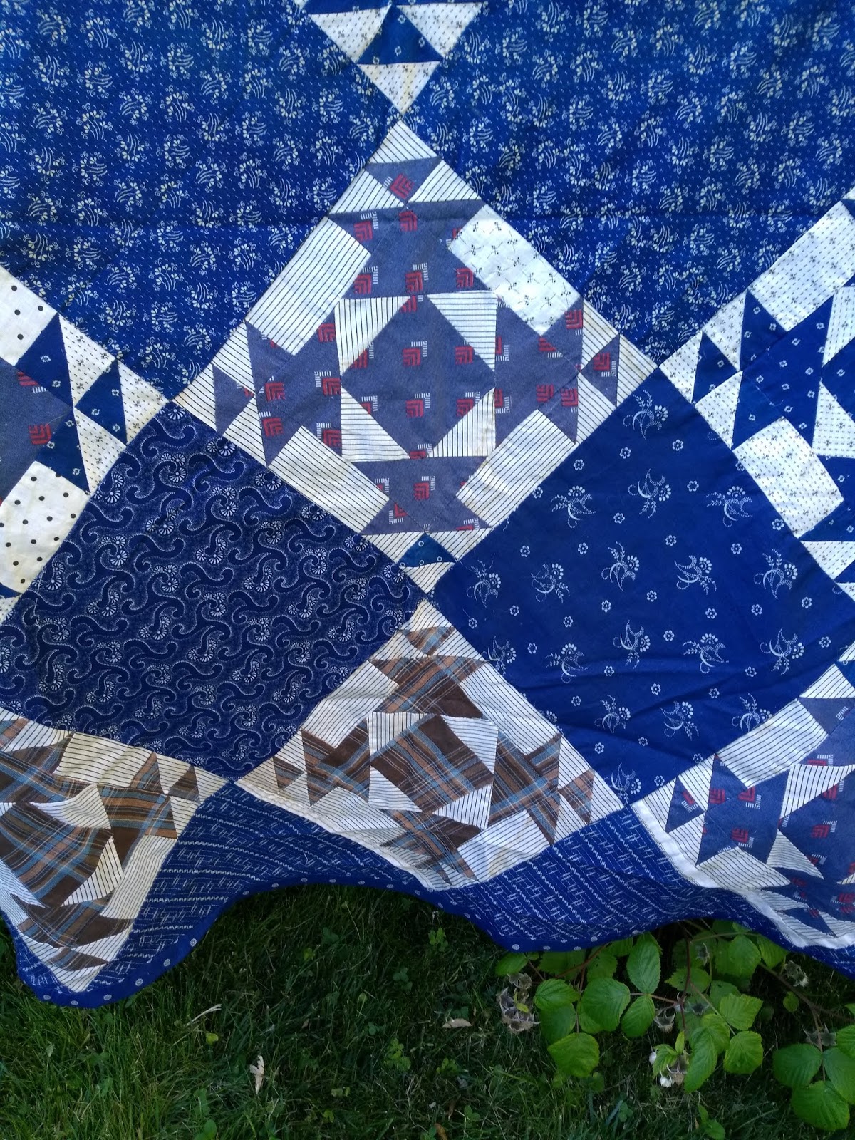 Treadlestitches: Mood Indigo