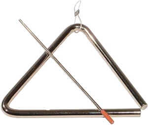 Instrumentos de percussão: Triângulo