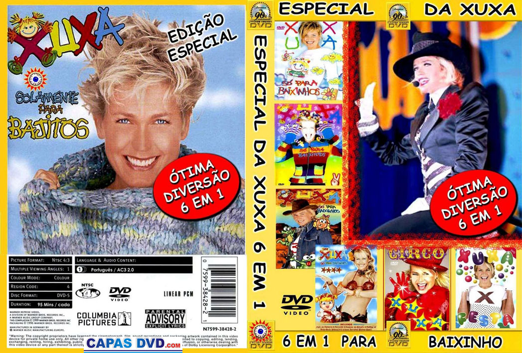 PLANETA XUXA BLOG: Capas de DVD's Especiais da Xuxa