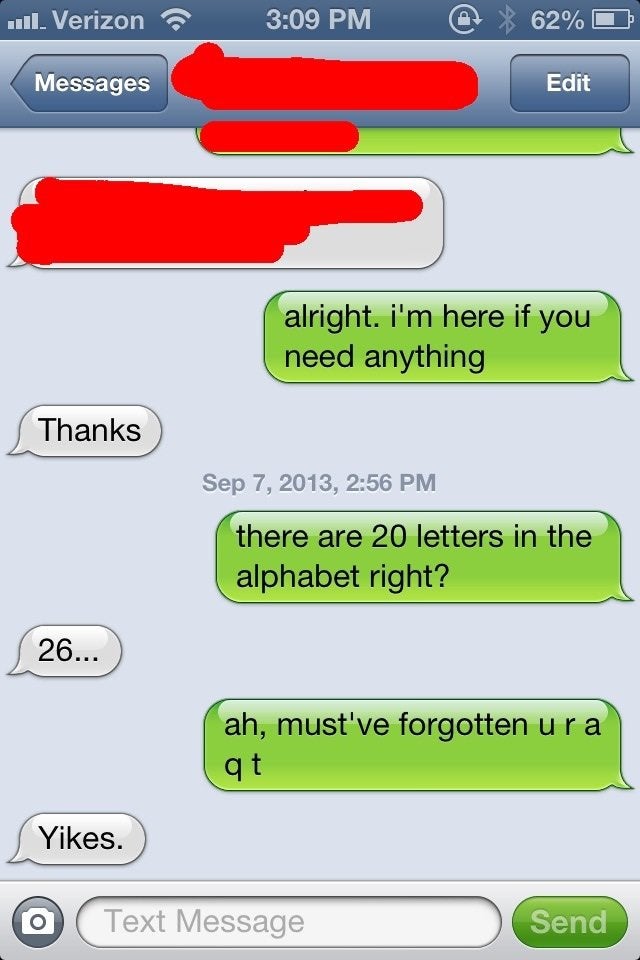 20 Letters In The Alphabet Joke - Formal Letters