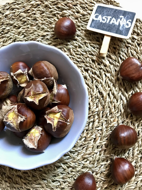 Cómo cocinar castañas en el microondas
