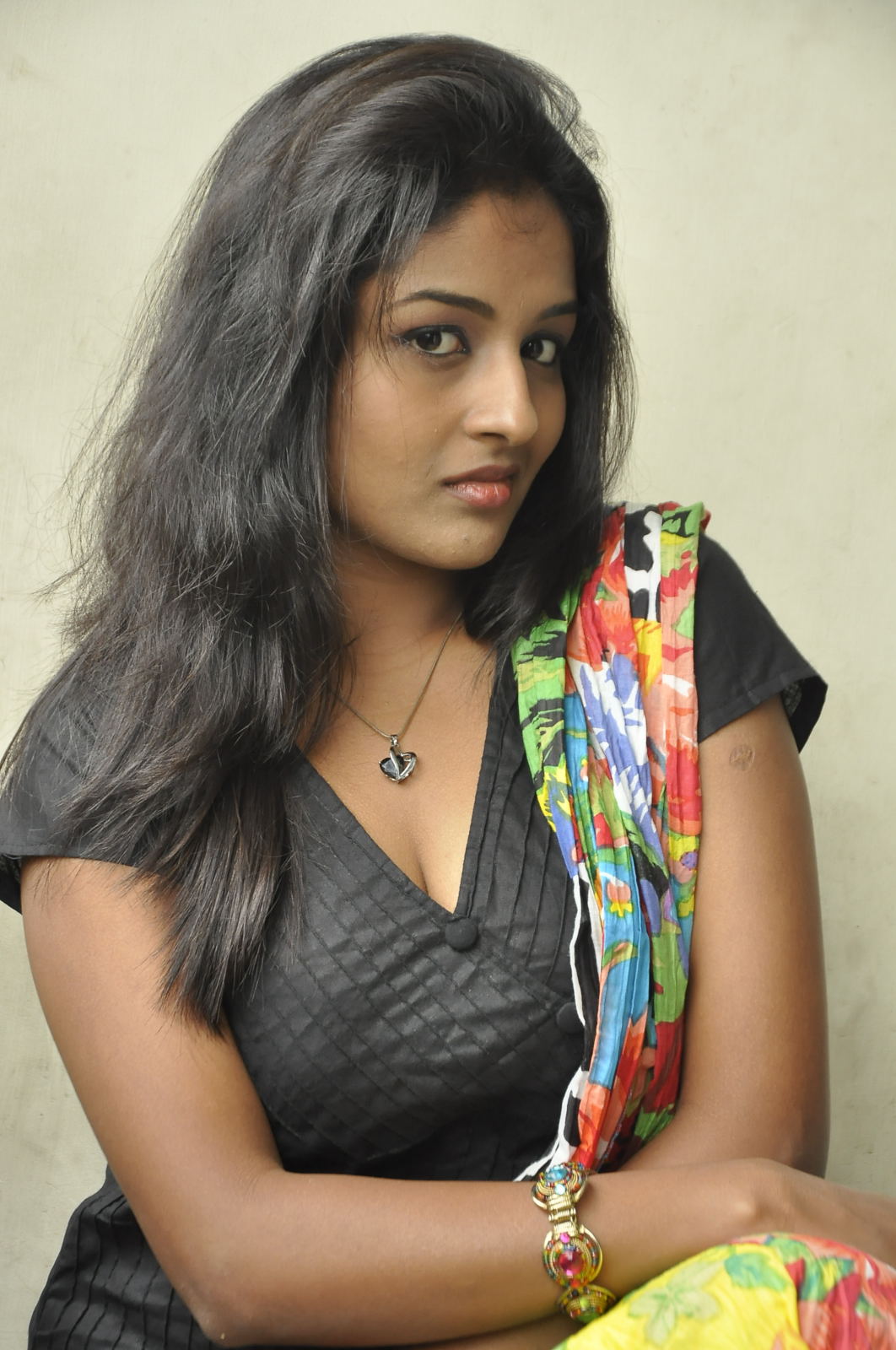 New Actress Amitha Hot Photo Shoot at Chemistry Logo launch