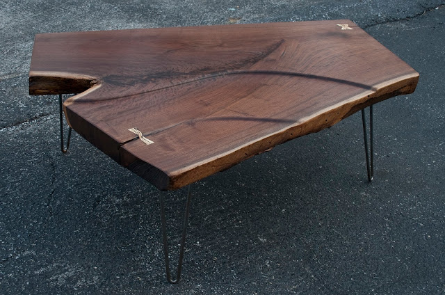Ben Feathers Woodworking: Waterfall Table