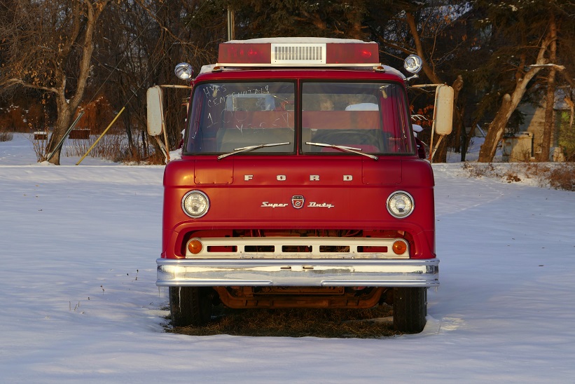 The view from here: Little Red Fire Truck