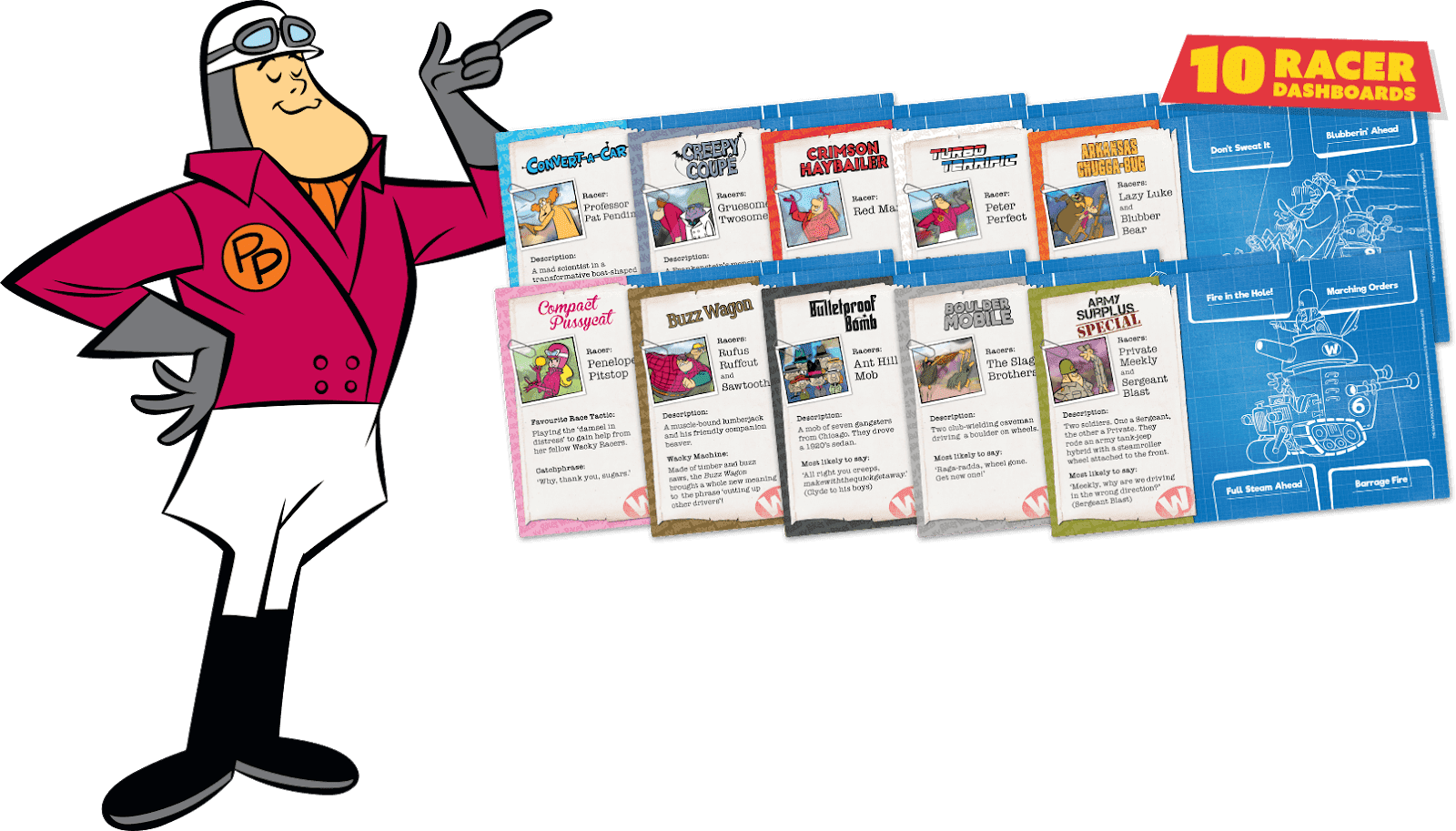 Vampifan's World of the Undead: Wacky Races Deluxe Edition Boardgame