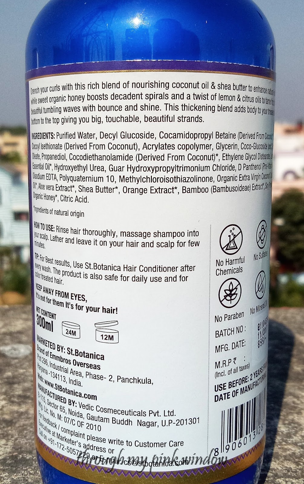 St. Botanica Coconut and Bamboo Straightening Shampoo : Review ...