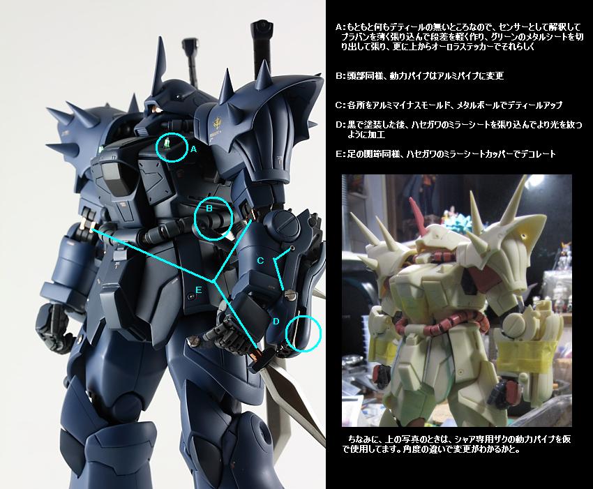 GUNDAM GUY: MG MS08-TX/N Efreet Nacht - Custom Build