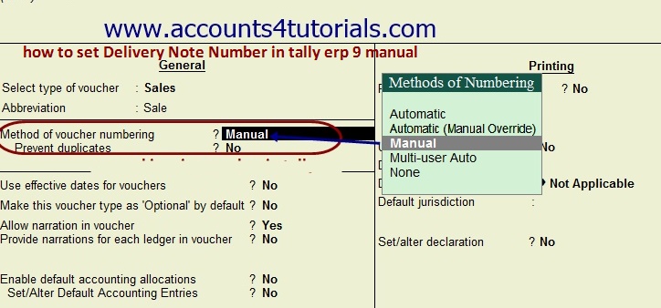 Manual Delivery Note Number In Tally Accounting Tally Taxation Tutorials manual-delivery-note-number-in-tally-accounting-tally-taxation-tutorials