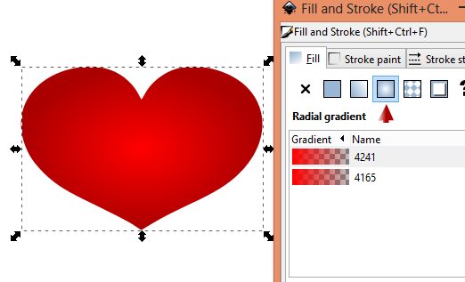 Inkscape Tutorial for a Glossy Heart - Methodoart
