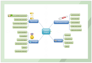 Mind Map for SWOT Analysis