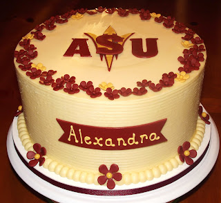 Suzy's Sweet Shoppe: Girlie ASU Cake