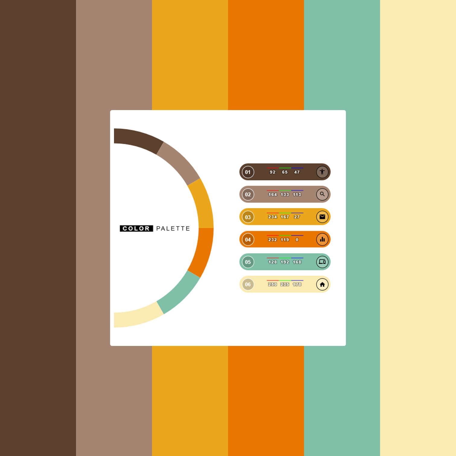 Color Palette 004 - PowerPoint Free