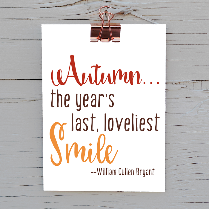 Eight Fall Printable Quotes | i should be mopping the floor