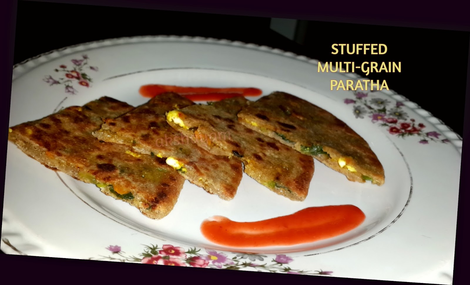 Stuffed Multi-grain Parathas ~ Home cooking