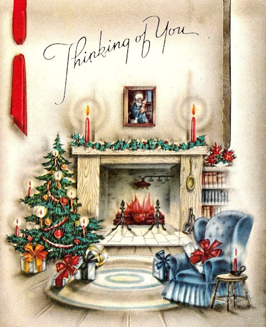 A Collection of 20 Stunning Vintage-Inspired Christmas Cards ~ Vintage ...