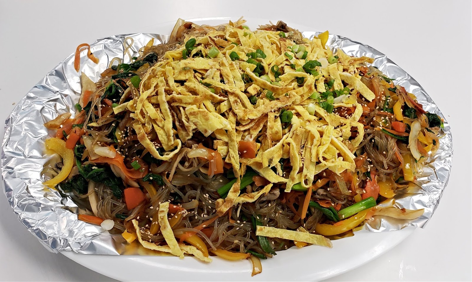 Susan's Savour-It!: Korean Sweet Potato Noodles with Vegetables...Chap Chae