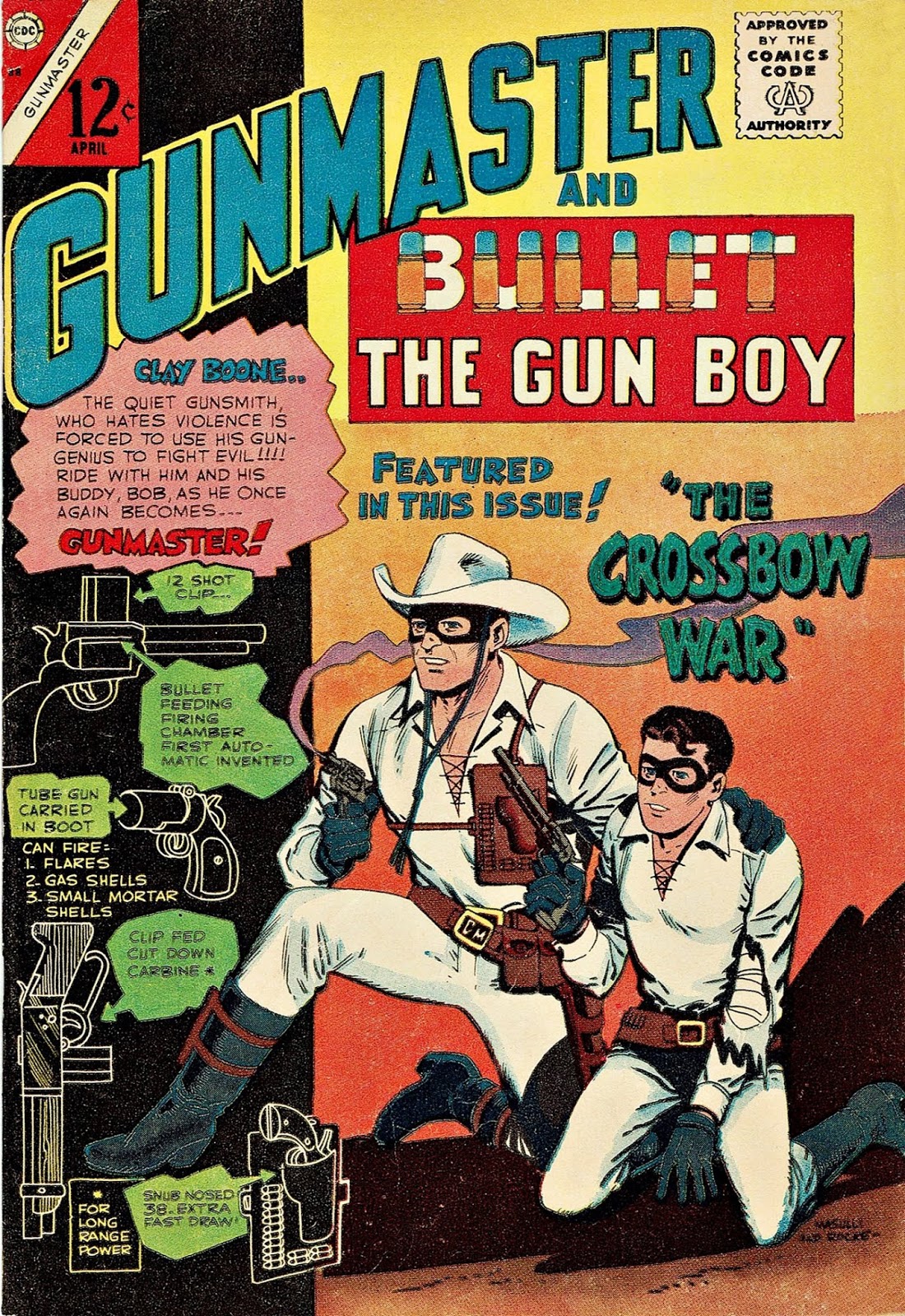 Old-fashioned Comics: Gunmaster and Bullet the Gun Boy (#84 – #89) 1965 ...
