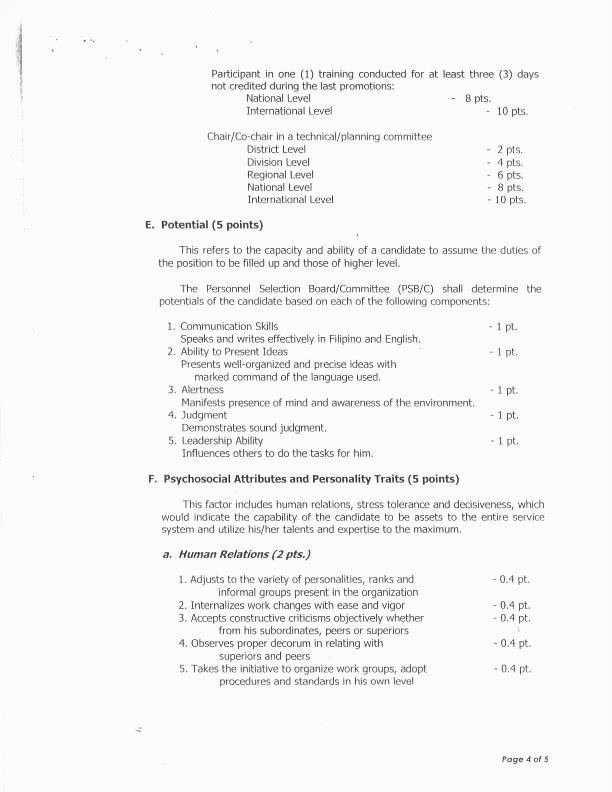 DepEd Memos, Orders & Results: Guidelines on Selection, Promotion and ...