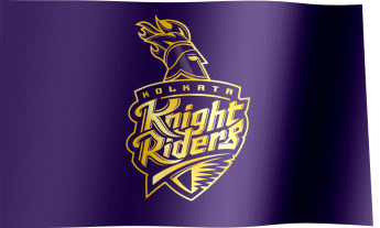 Kolkata Knight Riders Fan Flag (GIF) - All Waving Flags