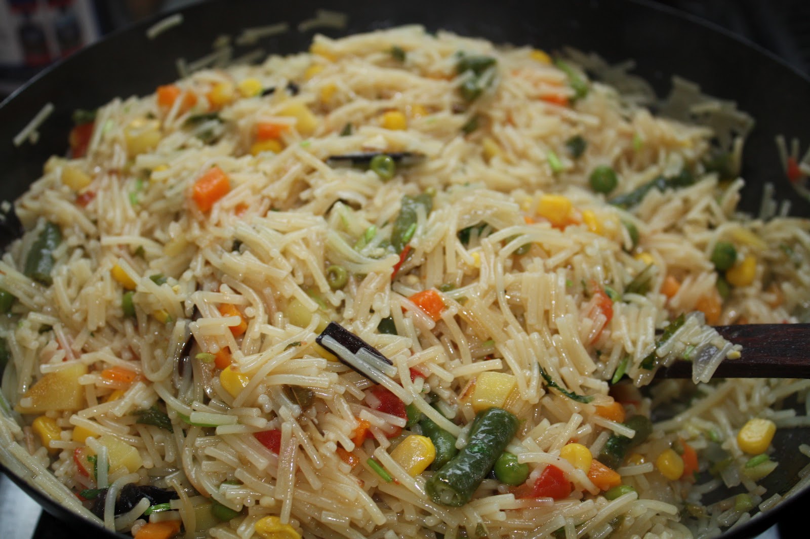 Yum! Yum! Yum!: Semya Pulao ( Step - by - Step)