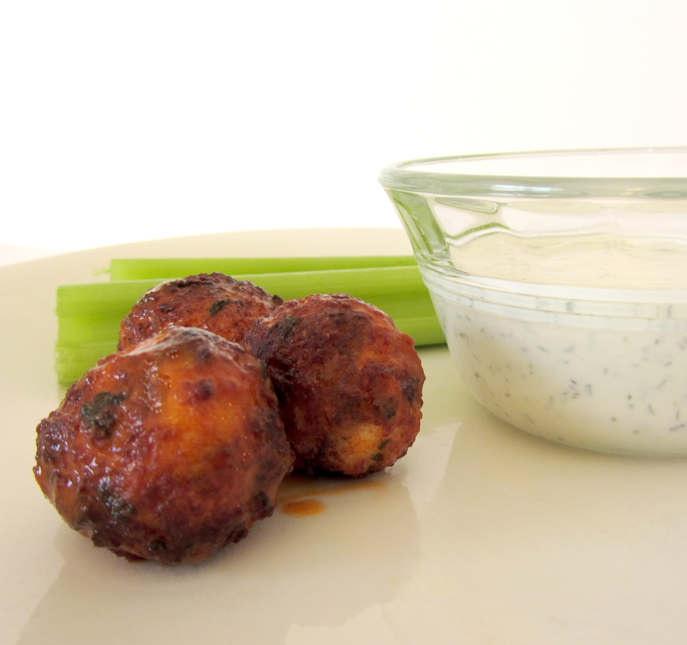 Chips That Pass in the Night: Buffalo Chicken Meatballs