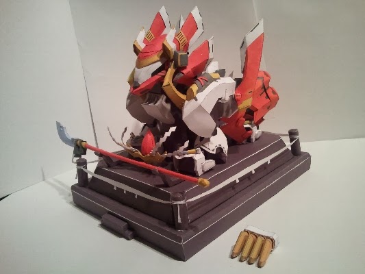 Papercraft - Zoid 1/72 CAS Muui - Papercraft4u | Free Papercrafts ...