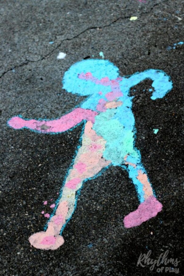 Sidewalk Chalk Ideas & Sidewalk Chalk Recipes - Messy Little Monster