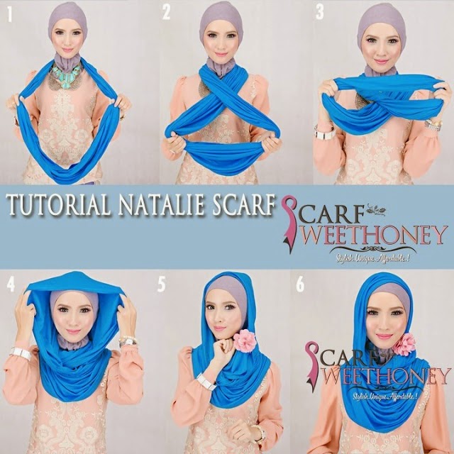 Tutorial Hijab Simple Scarf | Cara Memakai Jilbab Tutorial Hijab