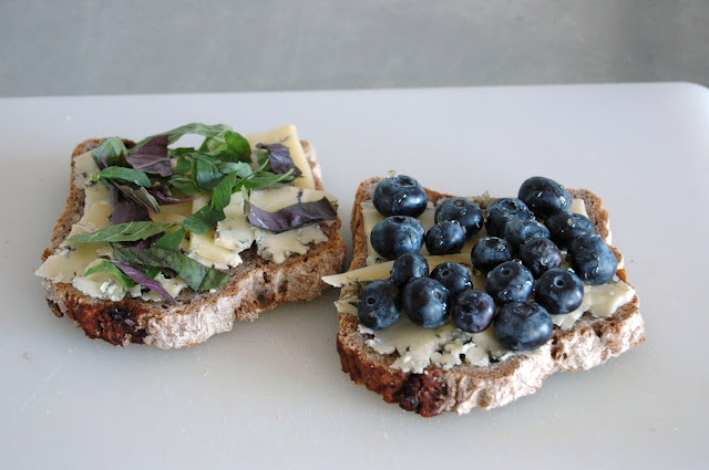 GLORIOUS SANDWICHES: blueberry blue cheese