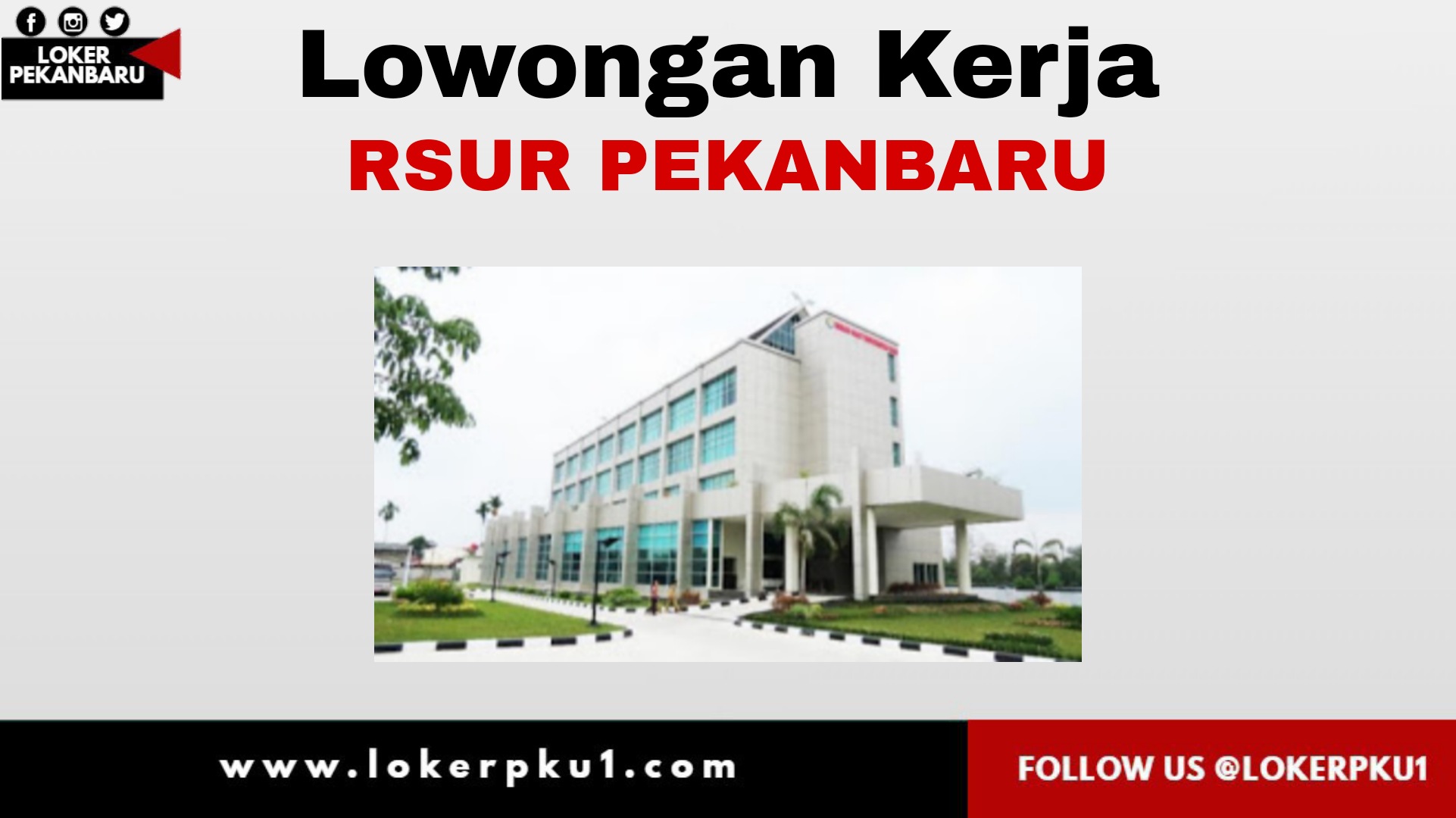 Lowongan kerja rumah sakit universitas riau Maret 2021 - Loker Pekanbaru
