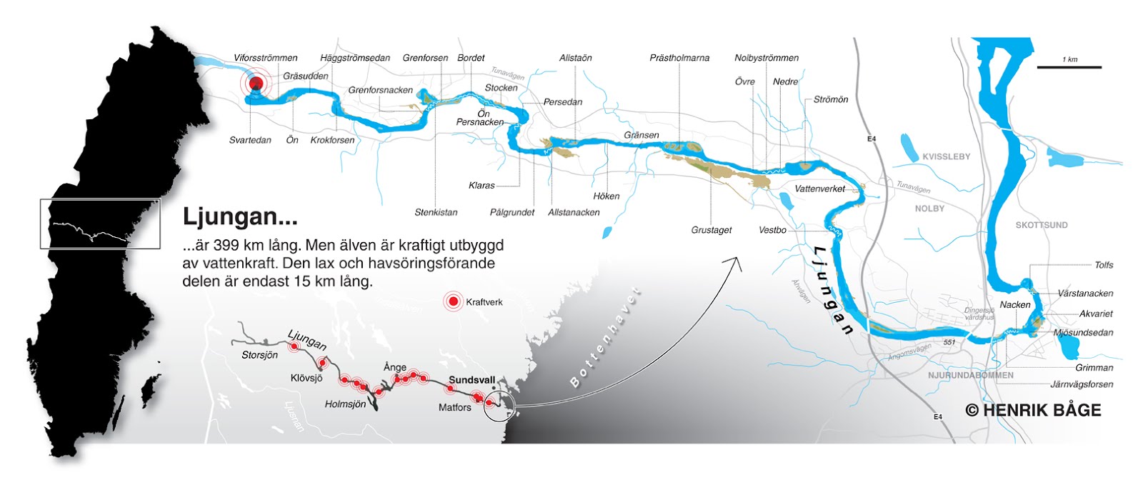 Ljungan Karta | Karta