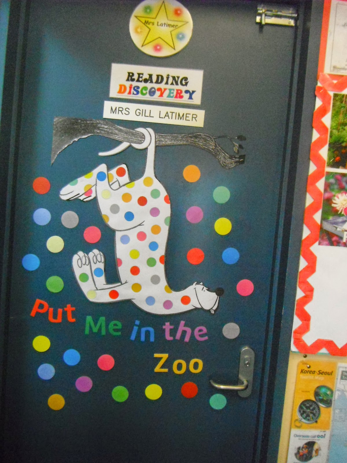Room 15, Ilam School: Book week door displays
