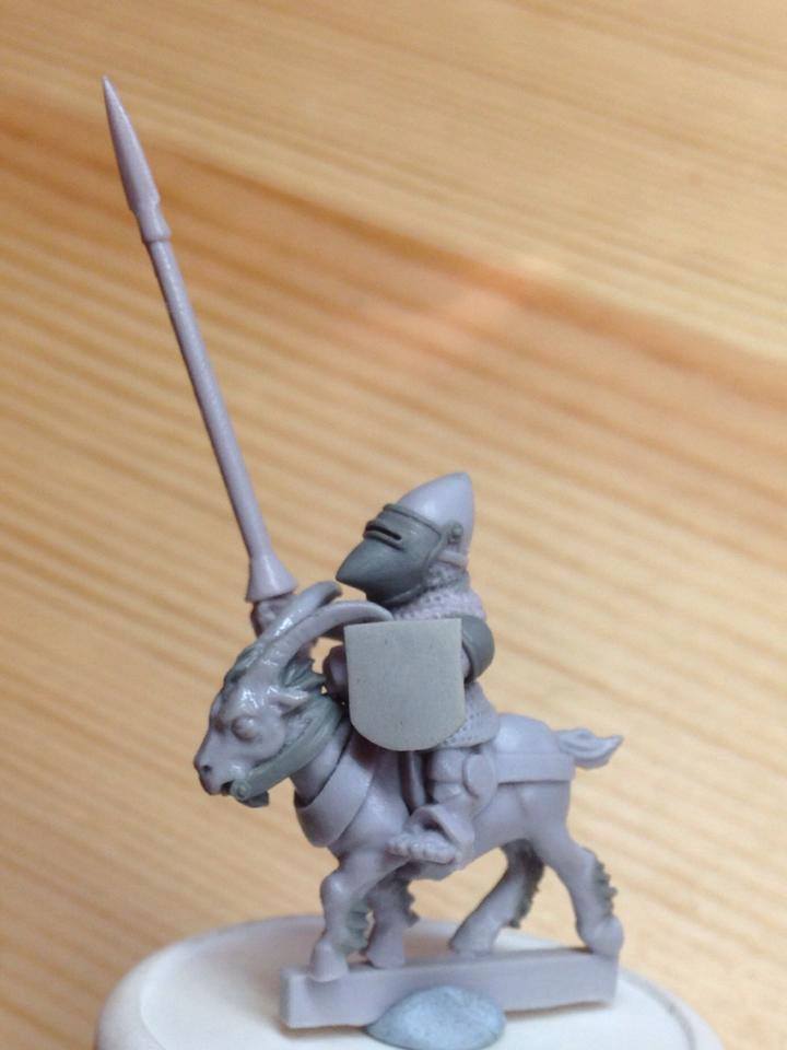 Tabletop Fix: Westfalia Fantasy Battles - Goat Knight Previews