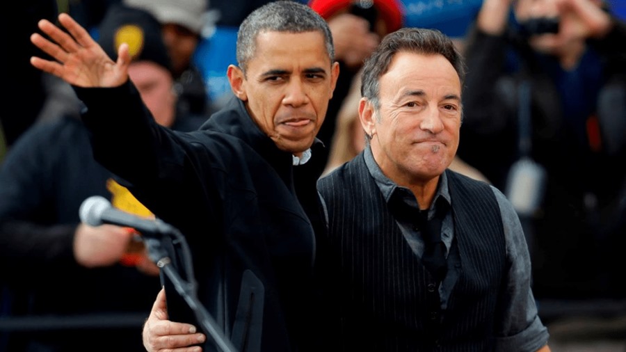 BARACK OBAMA E BRUCE SPRINGSTEEN ANUNCIAM O LIVRO RENEGADES: BORN IN ...