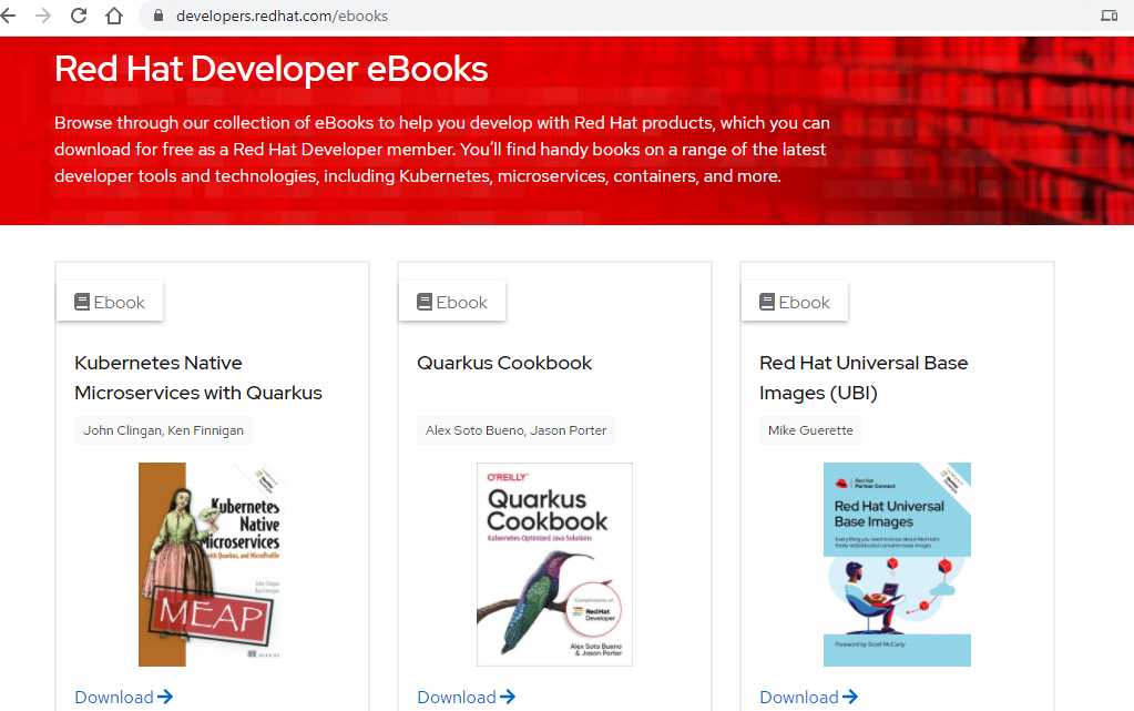 Emanuel Goette, alias Crespo: Red Hat Developer eBooks