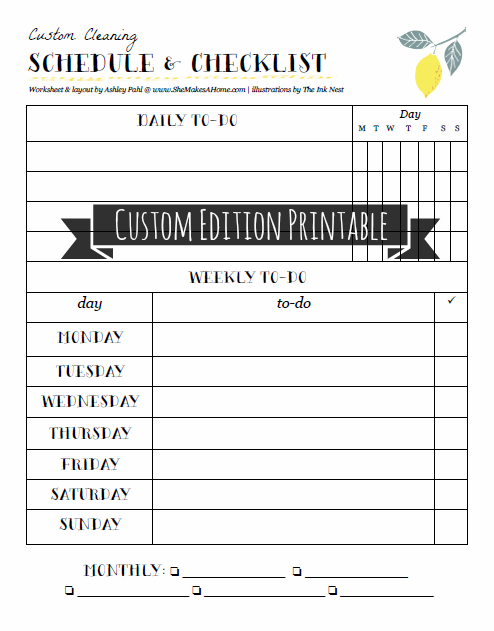 House Cleaning Printable Weekly Daily House Cleaning Schedule Checklist Pdf House Cleaning Printable Weekly Daily House Cleaning Schedule Checklist Pdf