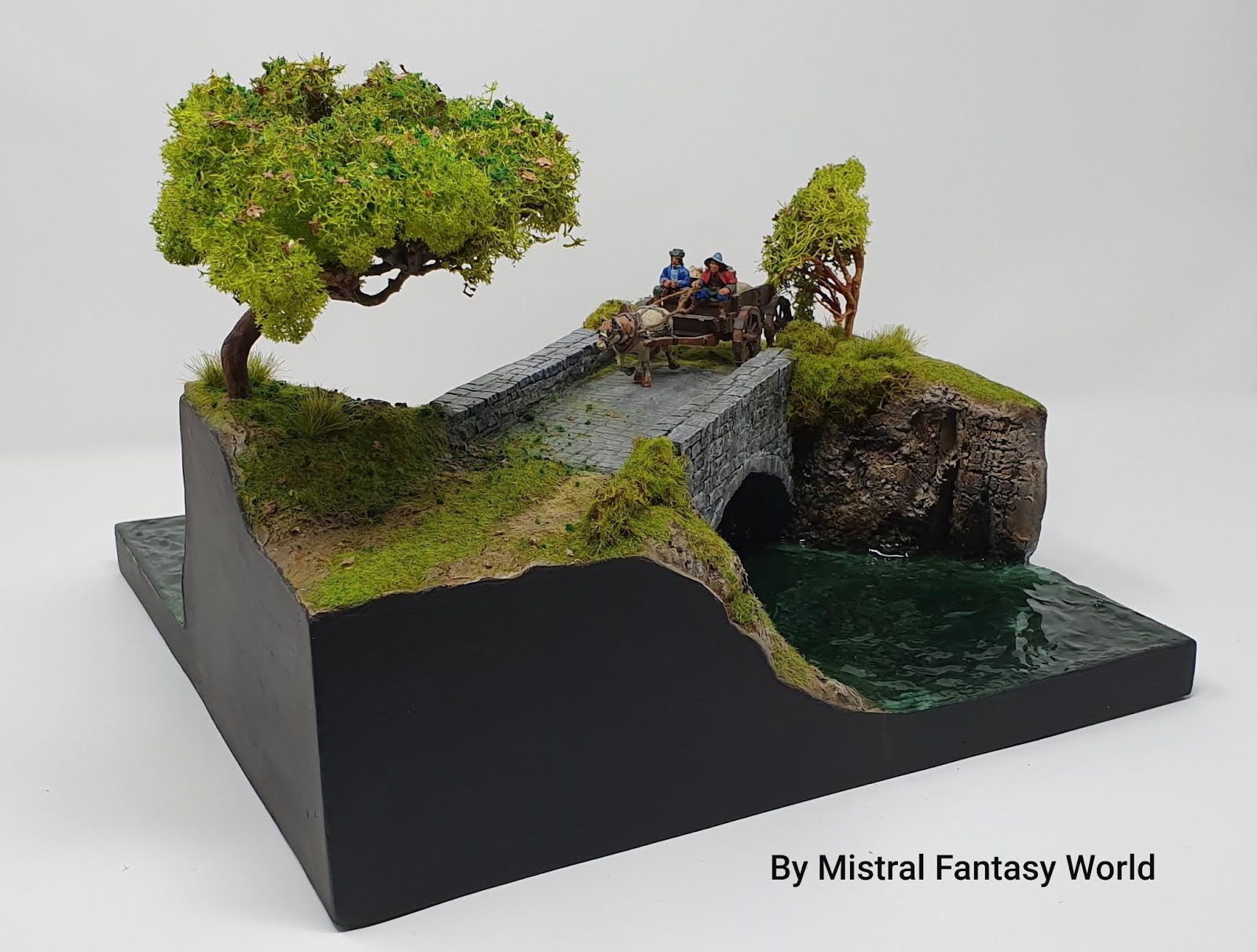 Costruire il Diorama di un fiume con rocce ed effetto acqua - Foto Finali