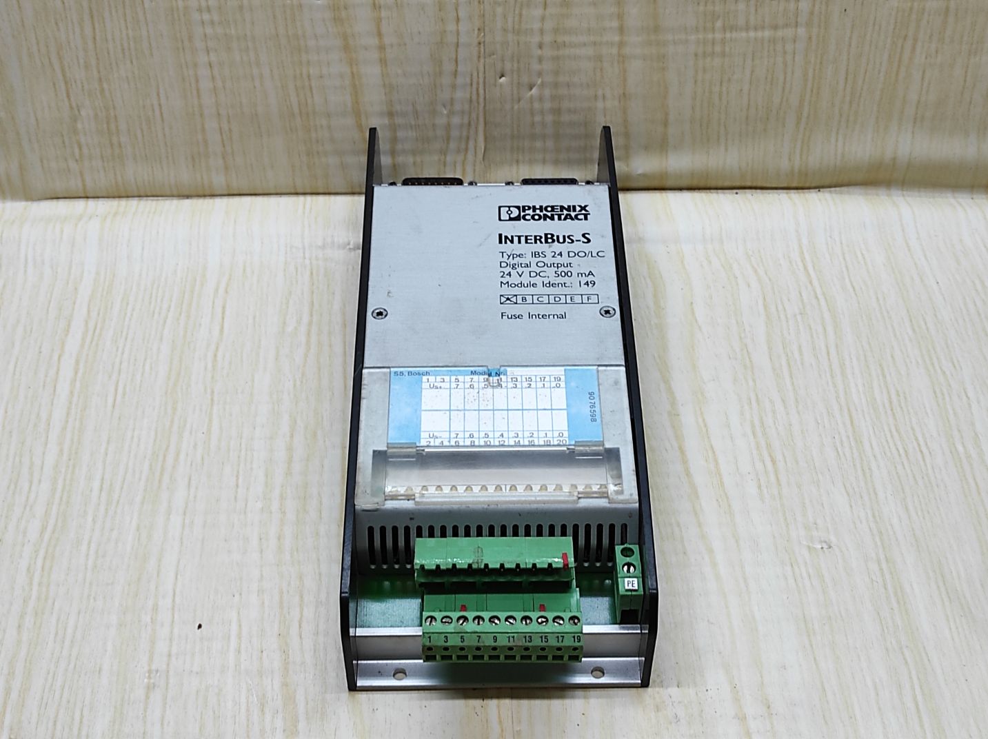 PHOENIX CONTACT INTERBUS-S IBS 24 DO/LC DIGITAL OUTPUT MODULE 24V DC ...