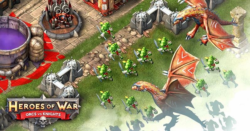 Game_GilaGame: Heroes of War: Orc vs Knights