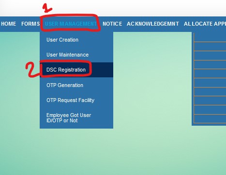 How to register and validate Digital Signature Certificate (DSC) in e ...
