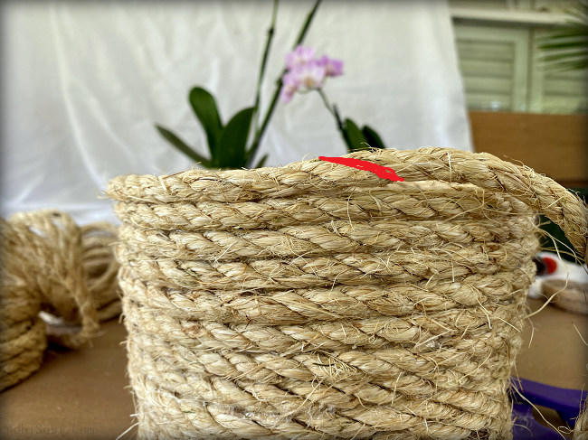 WobiSobi: Easy Rope Basket Planter